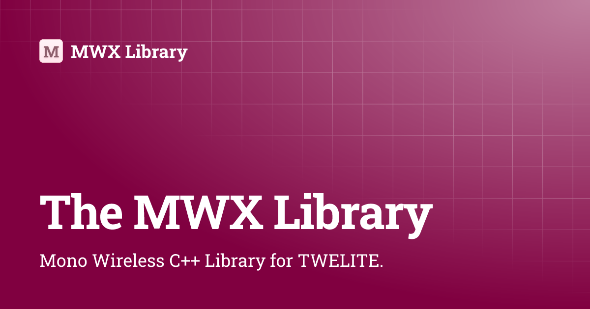 The MWX Library | MWX Library